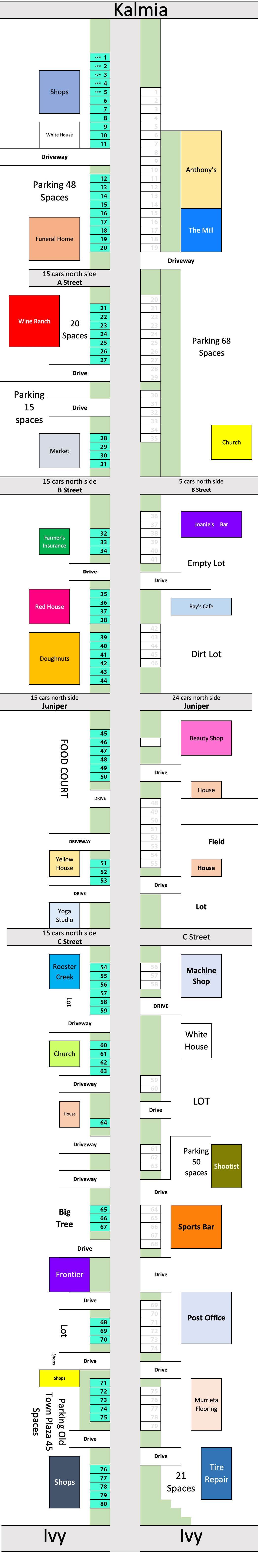 West Side - Washington Ave Reserved Parking – Murrieta Rod Run